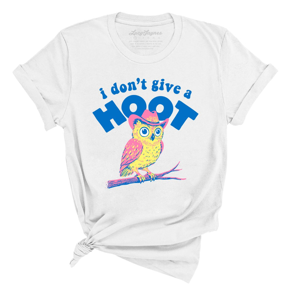 I Don't Give A Hoot Tee – Lucy Jaynes