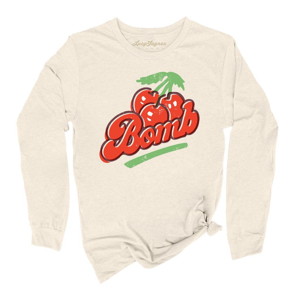 Cherry Bomb Long Sleeve Tee – Lucy Jaynes