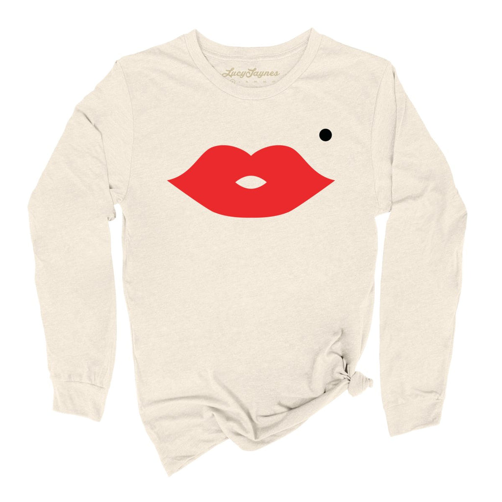 Lips Long Sleeve Tee – Lucy Jaynes