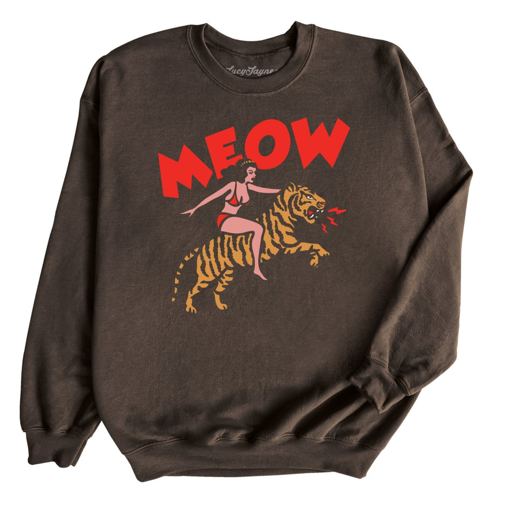 Meow Tiger Sweatshirt – Lucy Jaynes