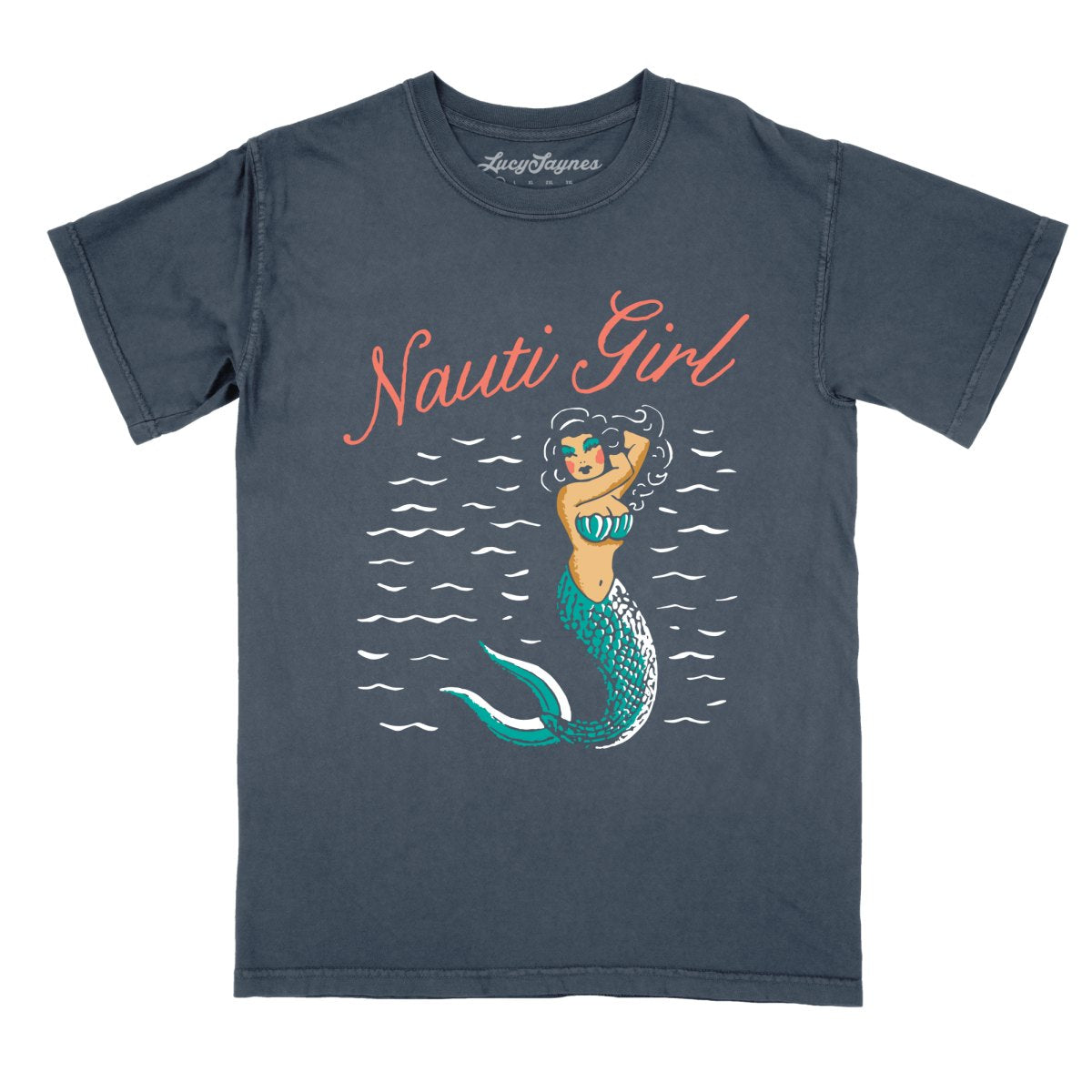 Nauti Girl Comfort Colors Tee – Lucy Jaynes