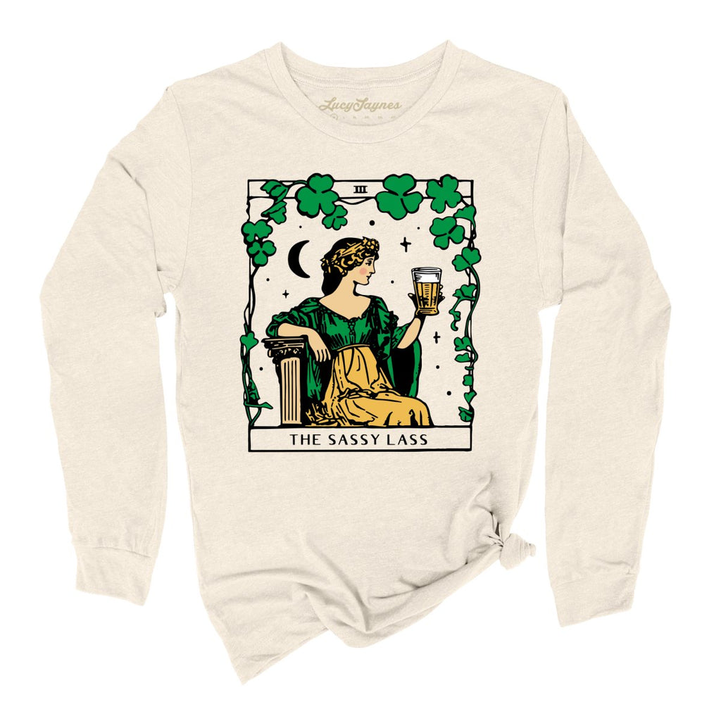 The Sassy Lass Tarot Card Long Sleeve Tee – Lucy Jaynes